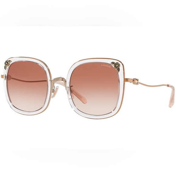 Coach | Accessories | New Coach Transparent Frame Rose Gold Gradient ...